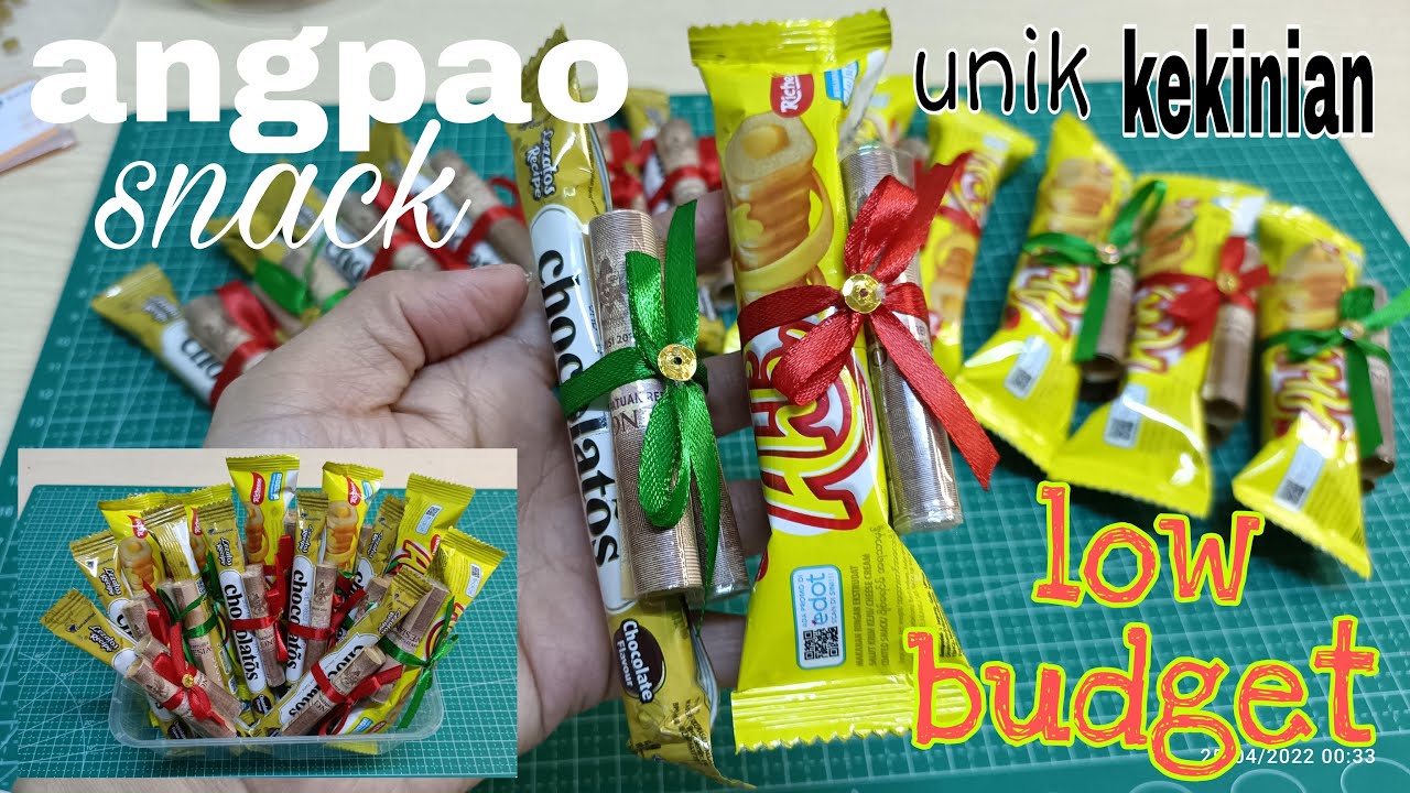 #27 Ide Angpao Snack Unik Kekinian Low Budget || Ide angpao lebaran ...