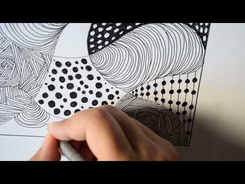 Doodle Ideas to Get Rid of Anxiety | Easy Doodles | Zentangle Patterns ...
