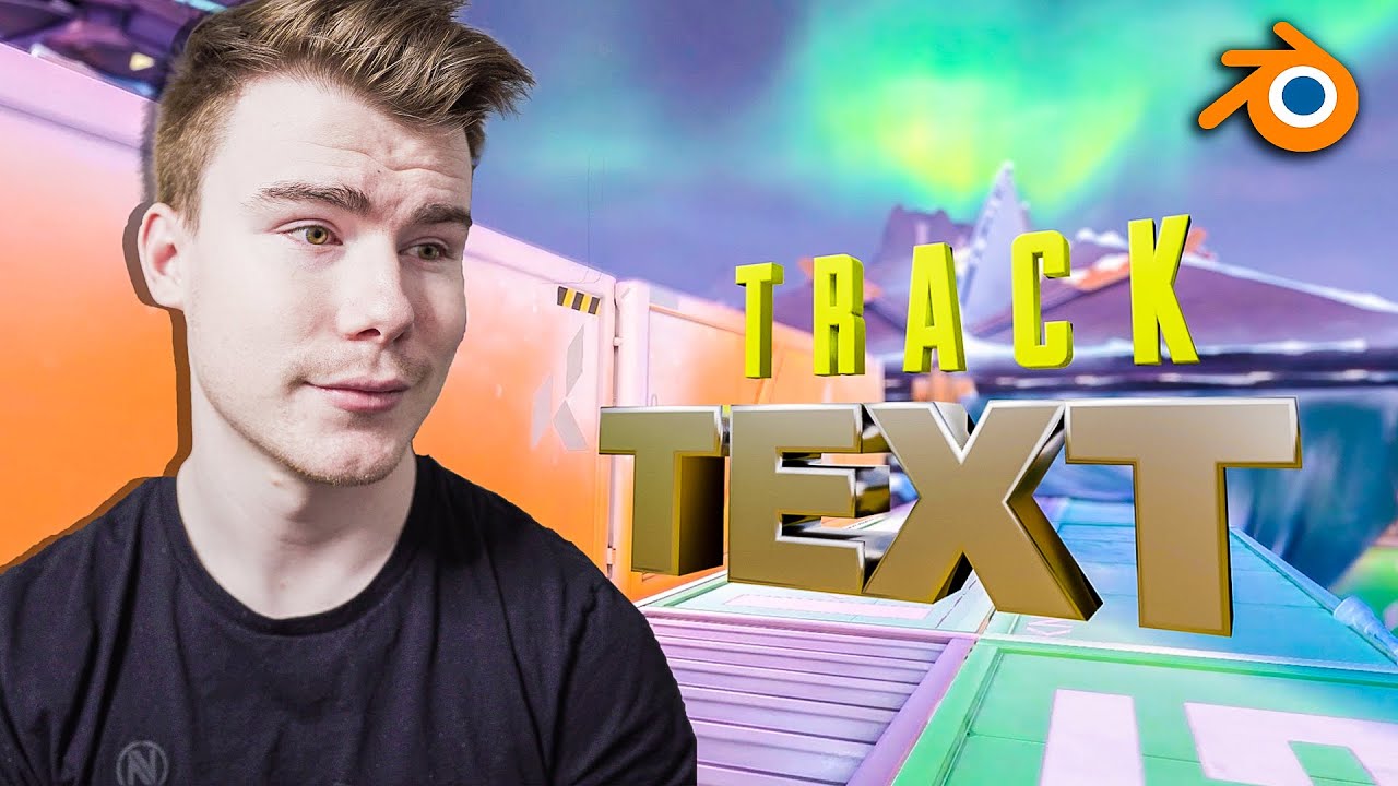 Track 3D Text Into Your Shots - Blender Tutorial - YouTube