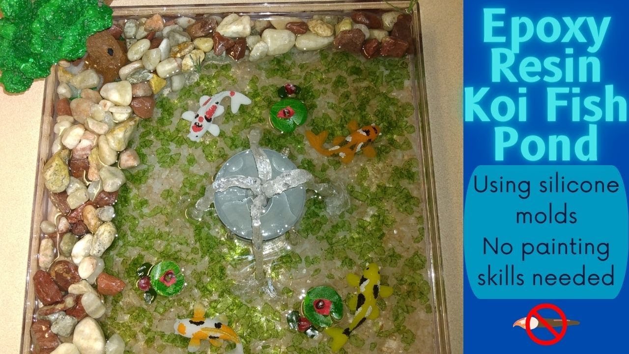 Epoxy Resin Koi Pond. No painting skills needed. - YouTube
