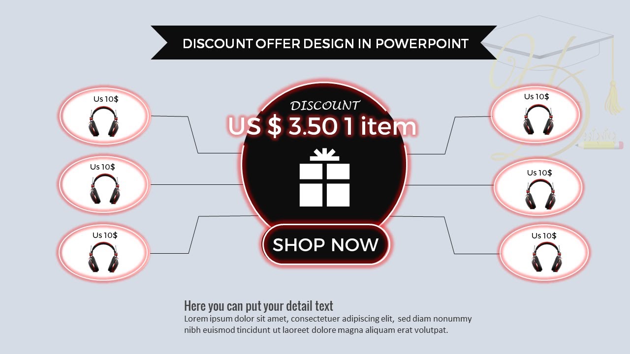 design discount offer slide in PowerPoint tutorial no 26 - YouTube