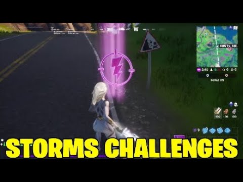 Fortnite awakening challenges.Storm challenges - Storms emote - YouTube