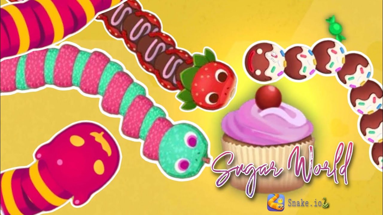 How to unlock 3 Skins in snake.io new event: Sugar World #snakeio # ...