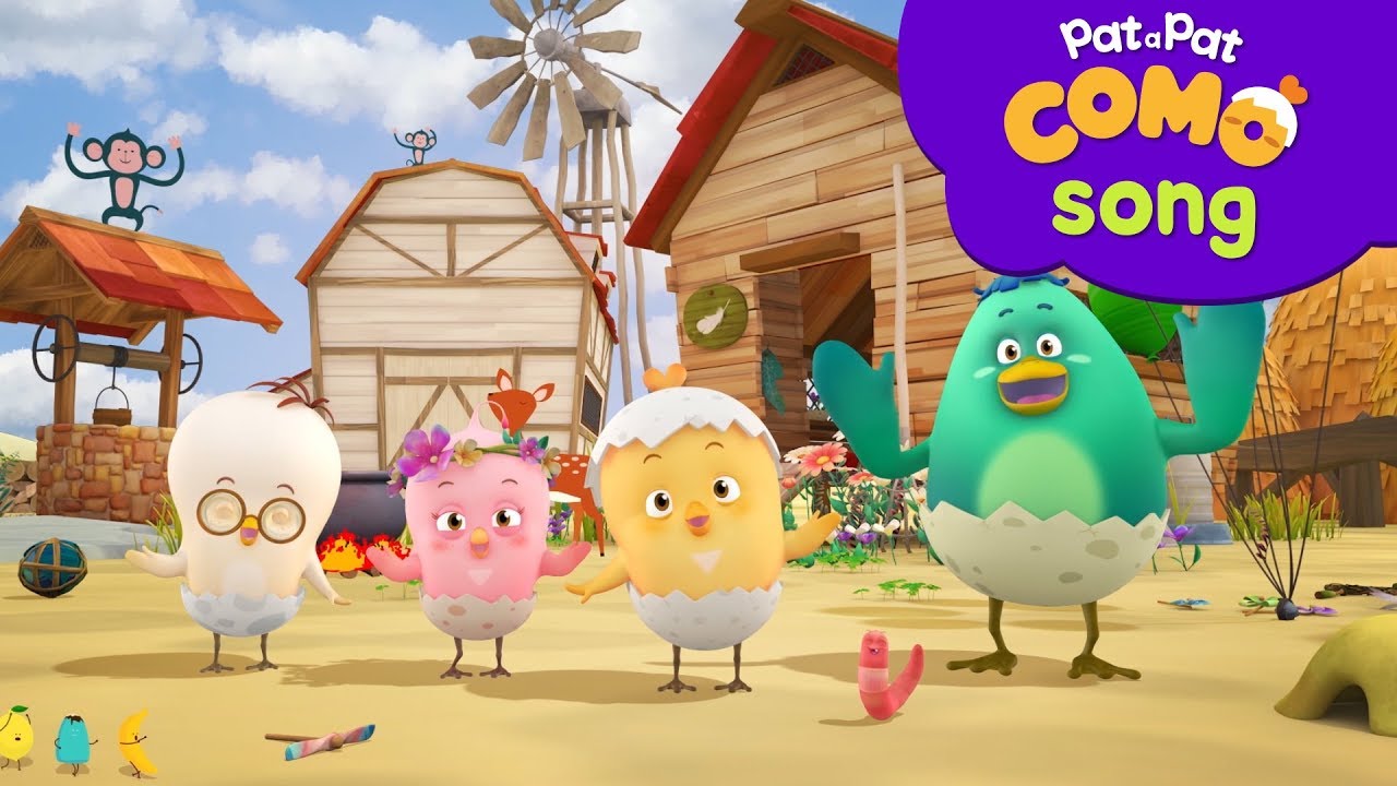 Como Kids TV | pat a pat song | Cartoon video for kids - YouTube