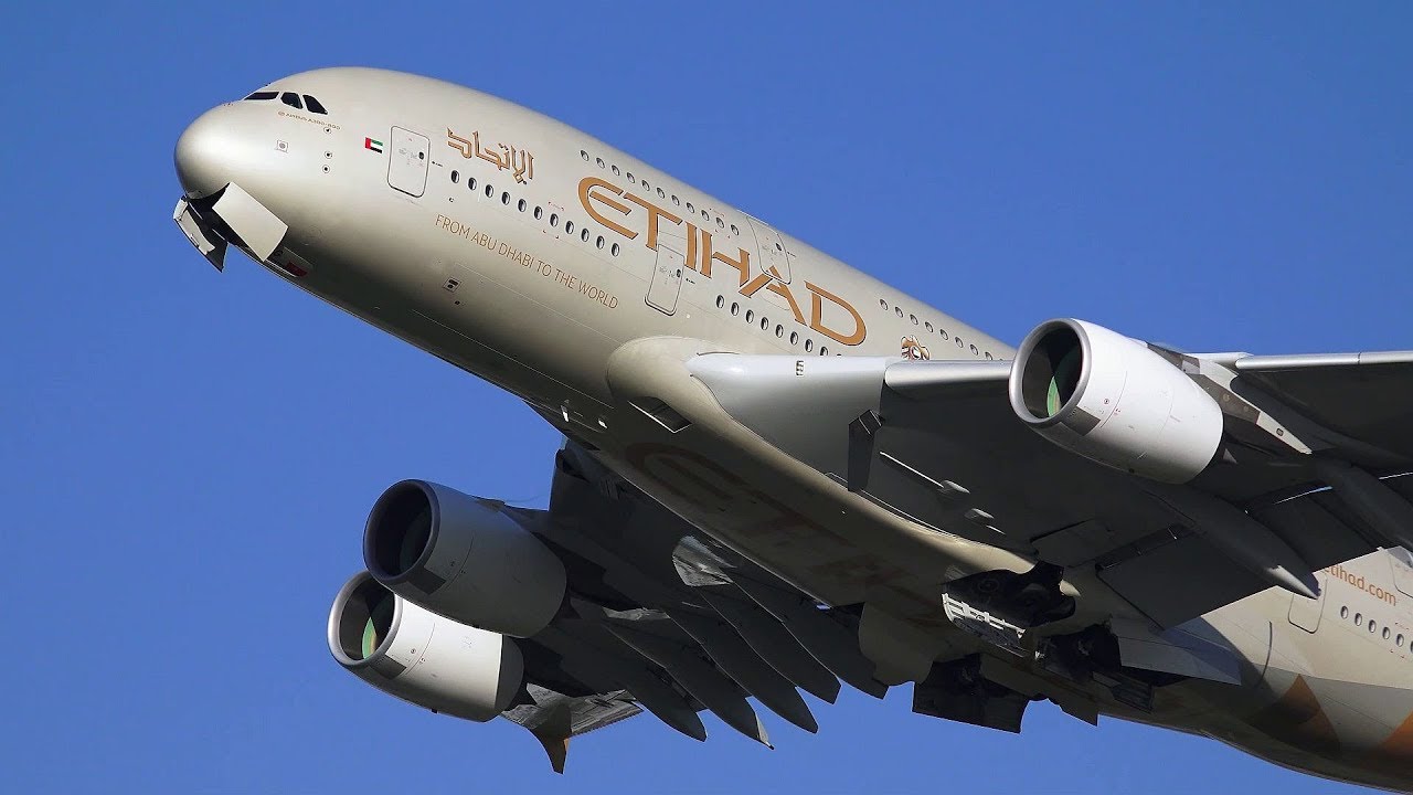 Etihad A380 & New Zealand 777 Take Off - Sydney Airport - YouTube