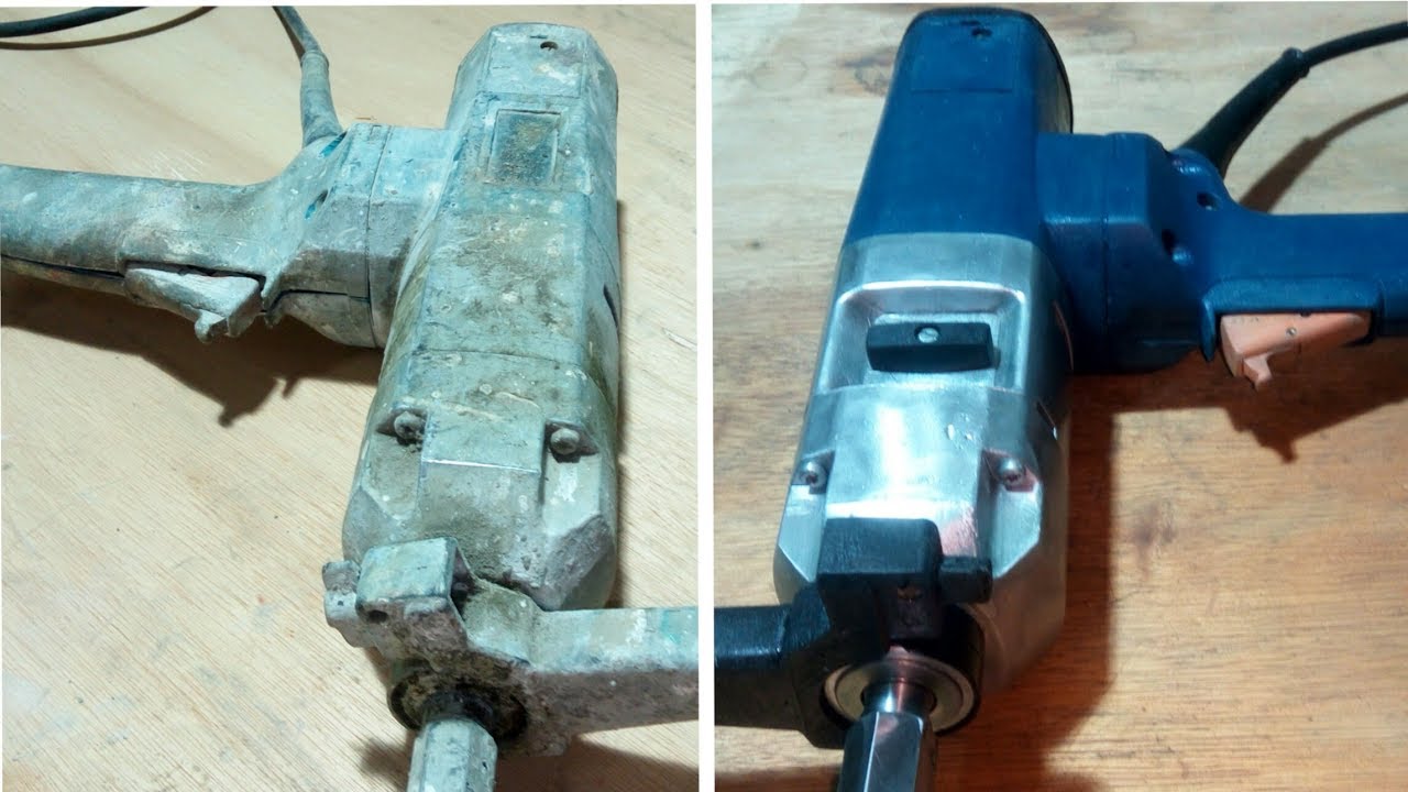 Very old Bosch drill restoration] perfect restore - YouTube