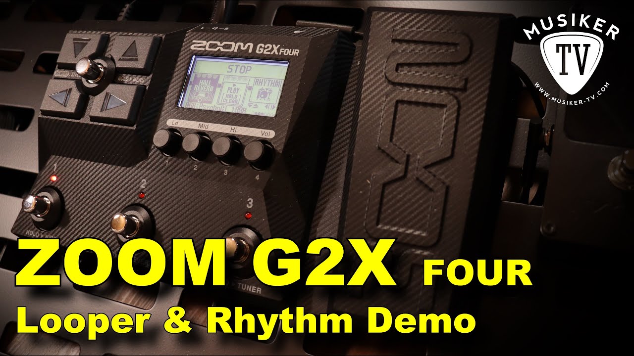 Zoom G2X Four Looper & Rhythm - Demo - YouTube