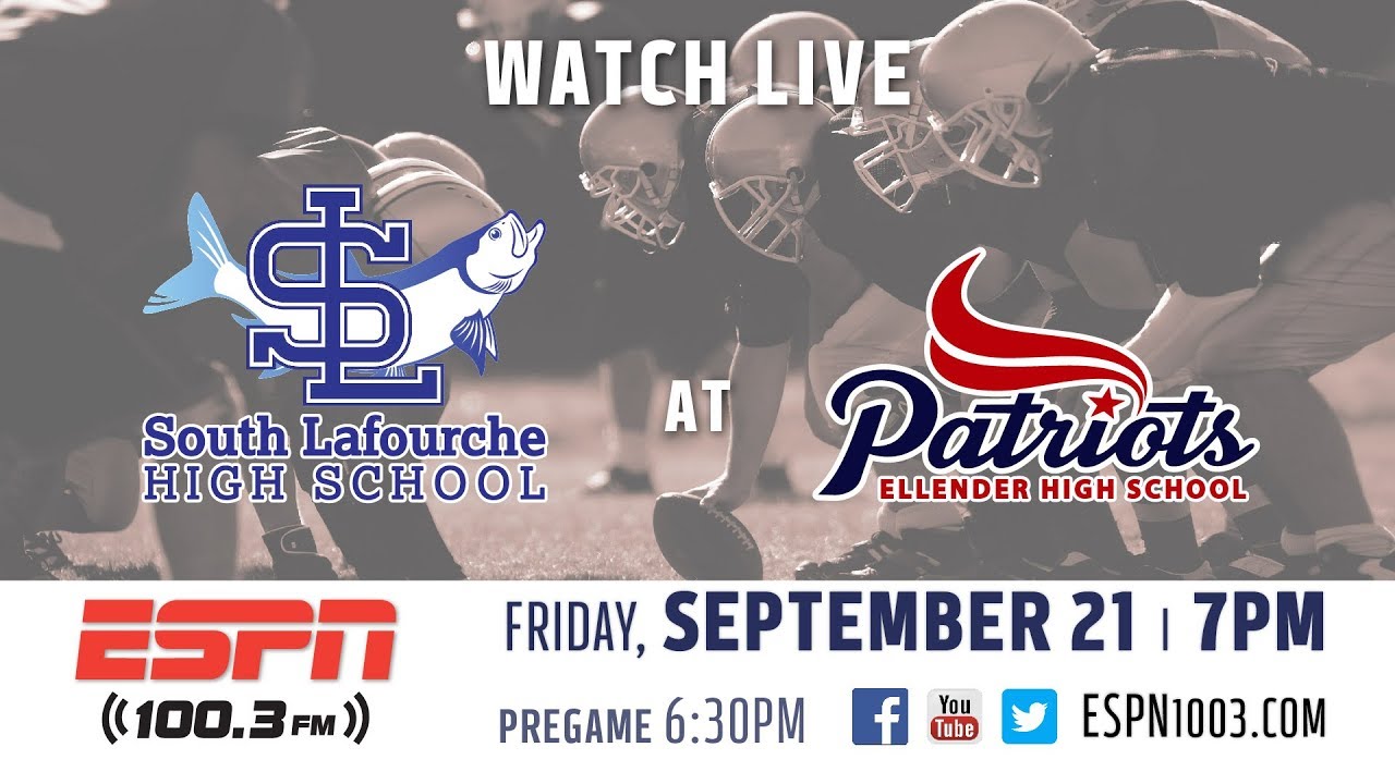 South Lafourche Tarpons @ Ellender Patriots (Football-So. Terrebonne ...