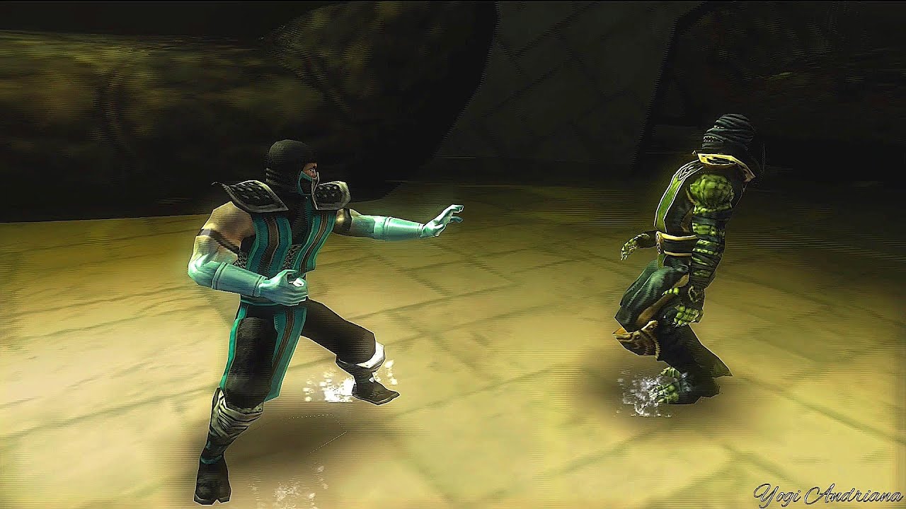 Mortal Kombat: Shaolin Monks - Sub Zero Hard Mode Part 4 - Reptile Boss ...