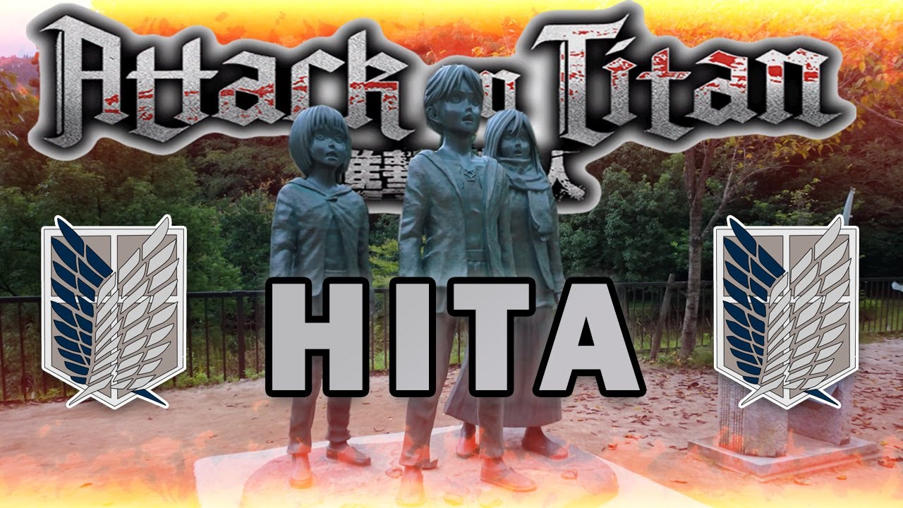Exploring the Real-Life Attack on Titan Town in Hita, Japan! - YouTube