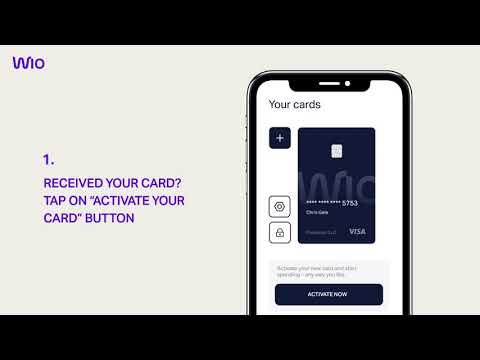 How to Activate Your Card | Wio Business - YouTube