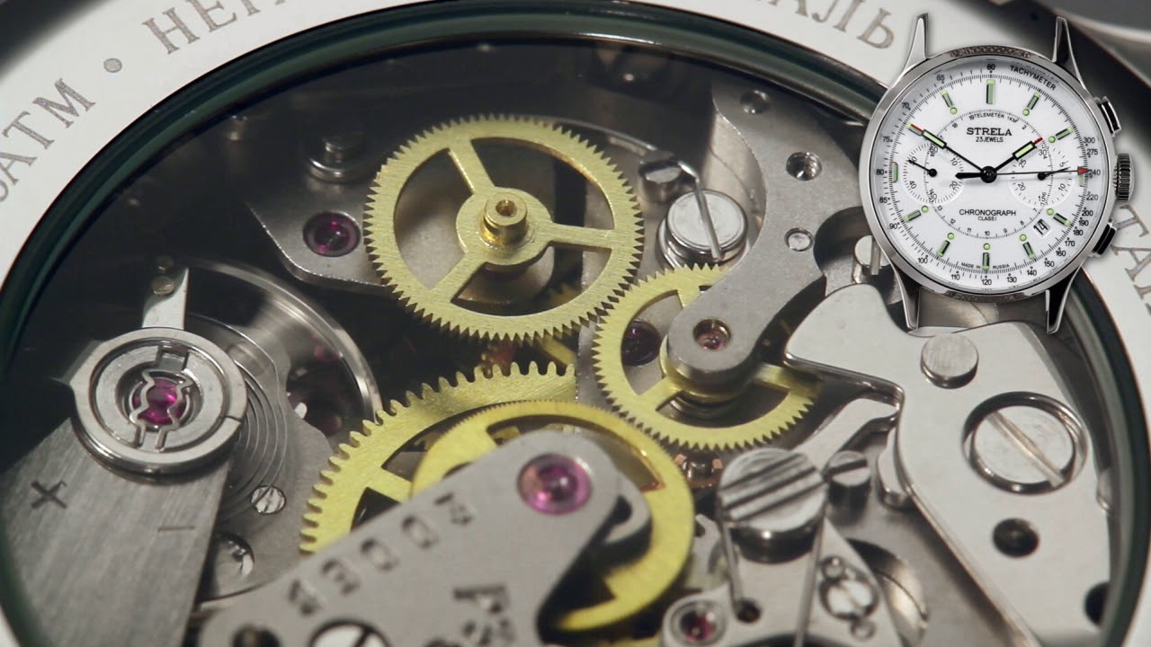 Strela Watch Cosmos CO38LAW 38mm with Poljot 3133 movement in action ...