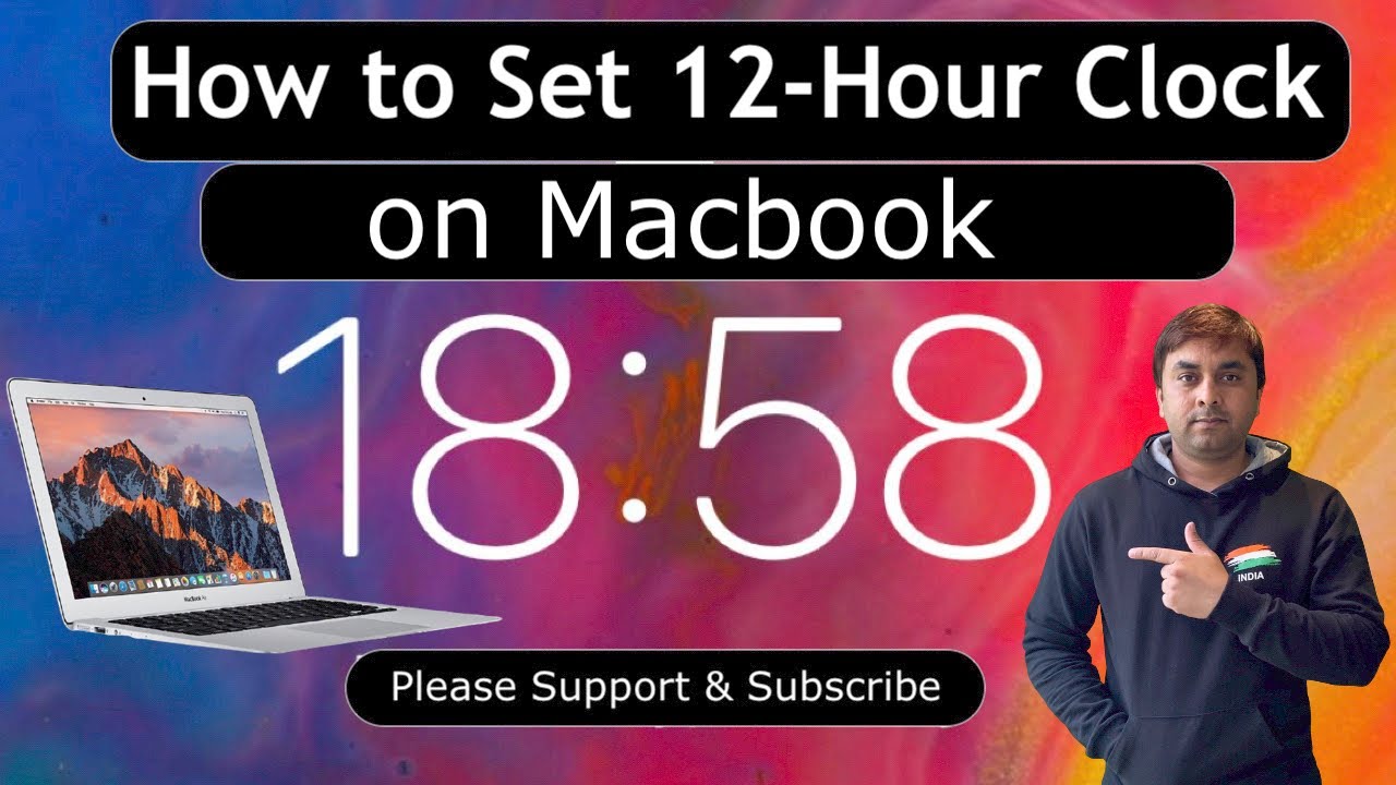How to Change Date & Time Settings on Mac | Set 12-Hour Clock on Mac ...