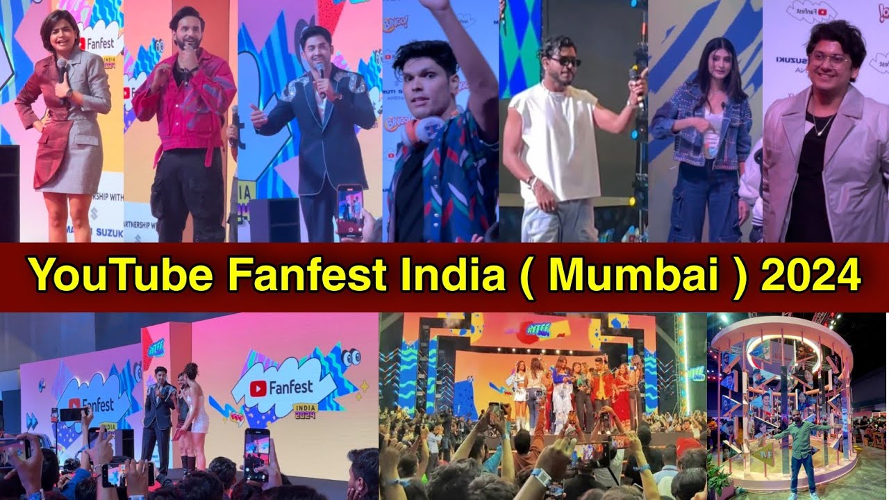 YouTube Fanfest India 2024 | Youtube Fanfest Mumbai | Fukra Insaan ...