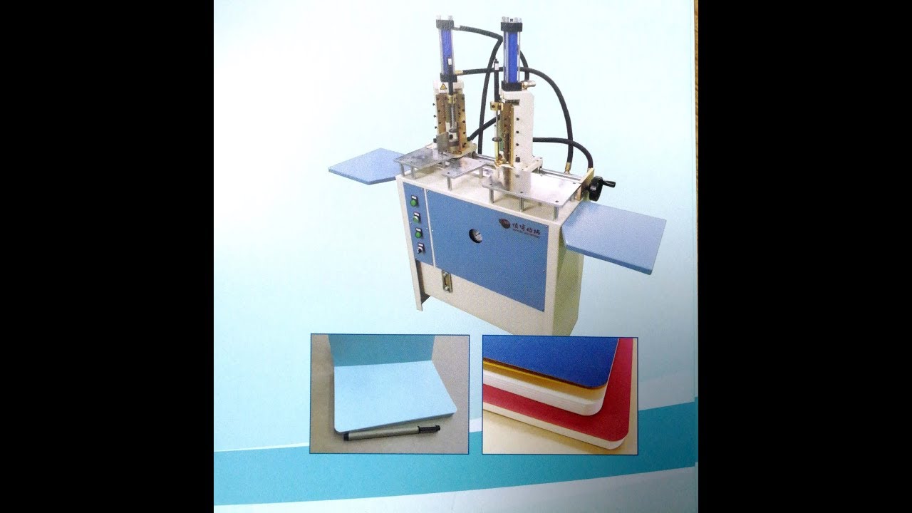 round corner cutting machine - YouTube