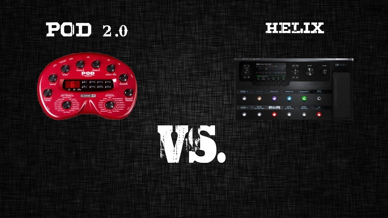 Line 6 Comparison | Pod 2.0 Vs. Helix |Soldano SLO-100 - YouTube