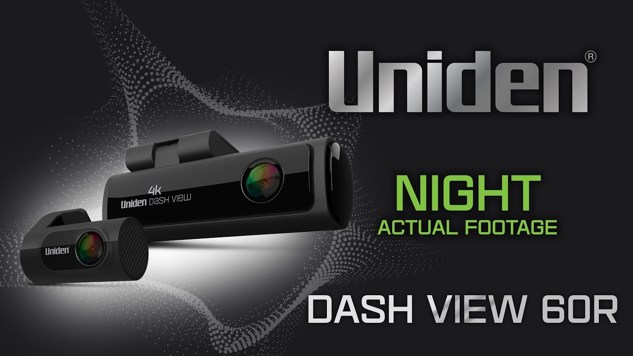Uniden - Dashview 60R Dash Cam Sample Footage (Night) - YouTube