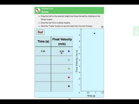 02 Ball Drop Interactive Example - YouTube