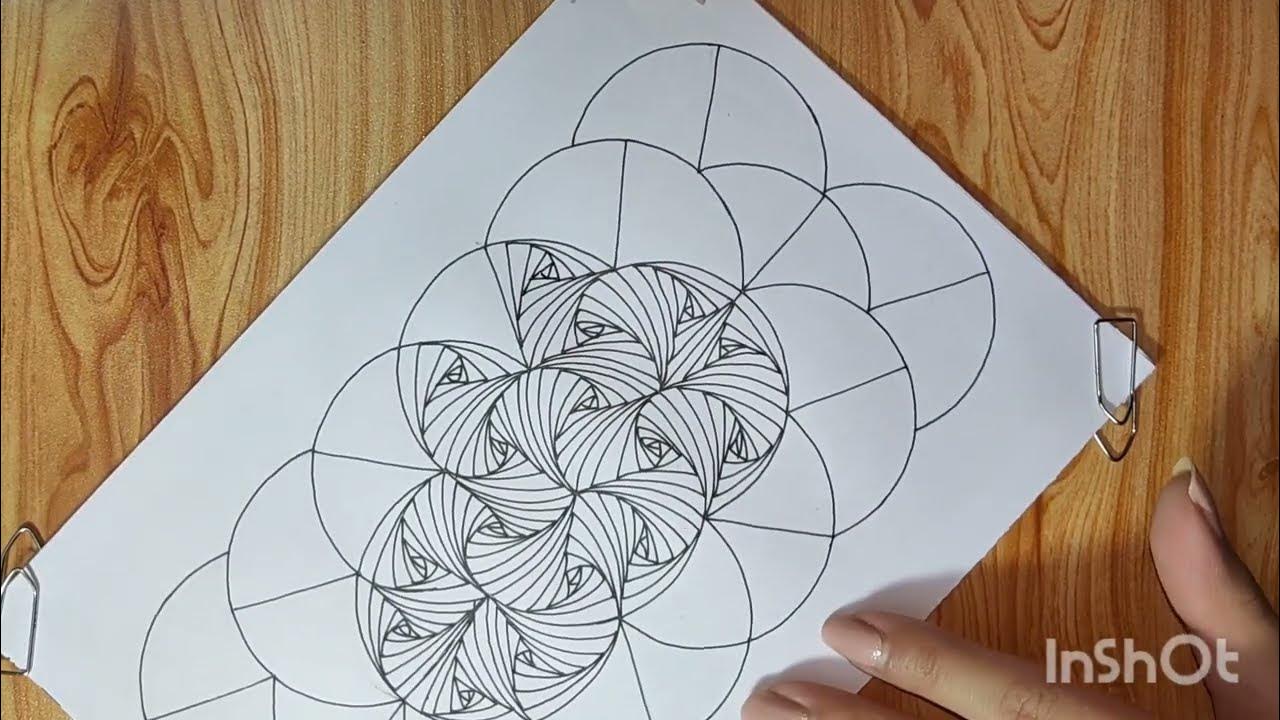 Pattern 196|How to draw pattern|zentangle pattern|zentangle art ...