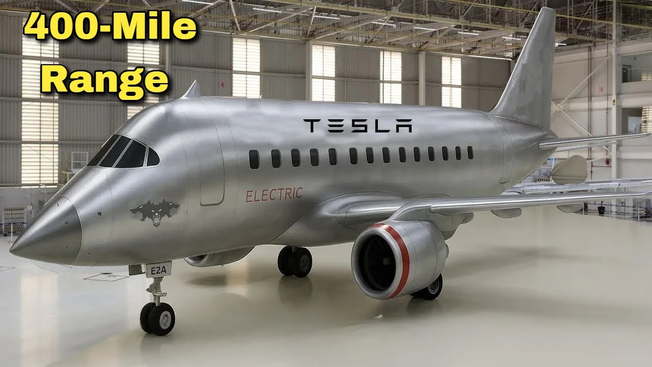 Tesla’s Electric Plane: 400-Mile Range and Fast-Swap Cassette Batteries ...