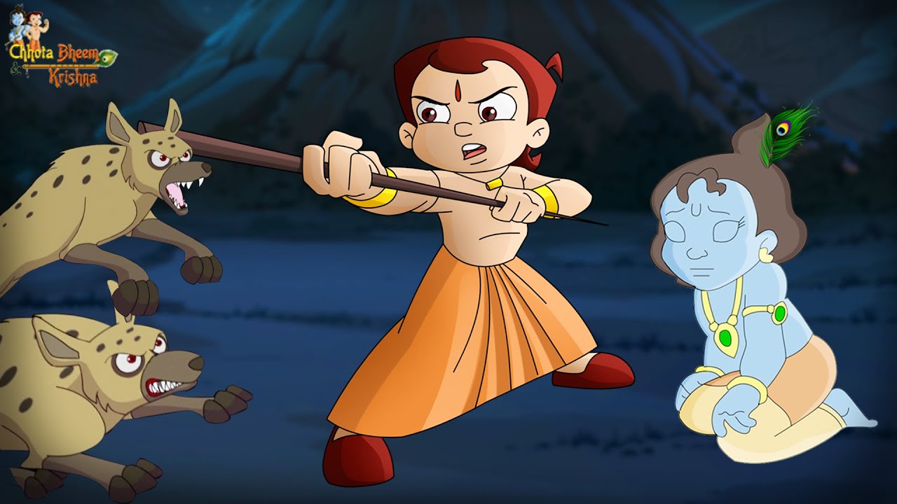 Chhota Bheem aur Krishna - The Epic Battle with Hyenas | मुसिबत में ...