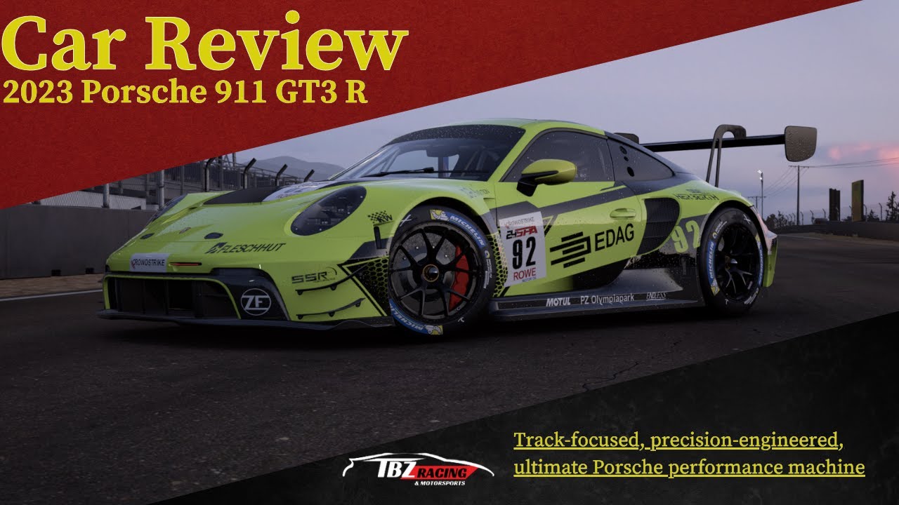 Car Review: 2023 Porsche 911 GT3 R- Track-focused, precision-engineered ...