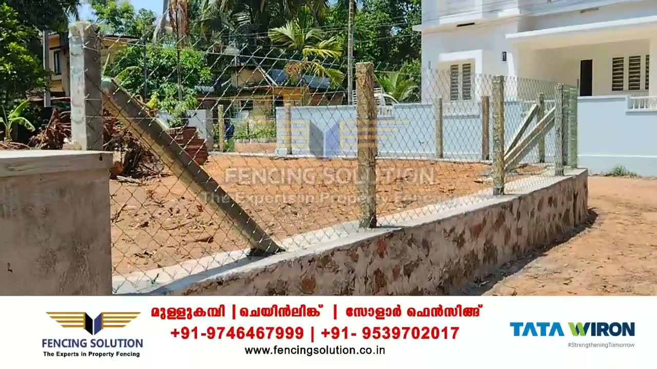 100% Best Fencing Service | PVC Chain Link | Kambi Veli | Garden ...