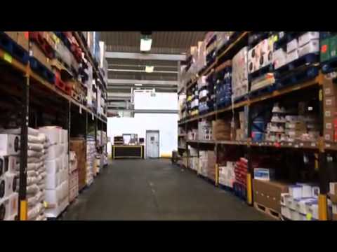 Falconry Bird Pest control inside Warehouse. - YouTube