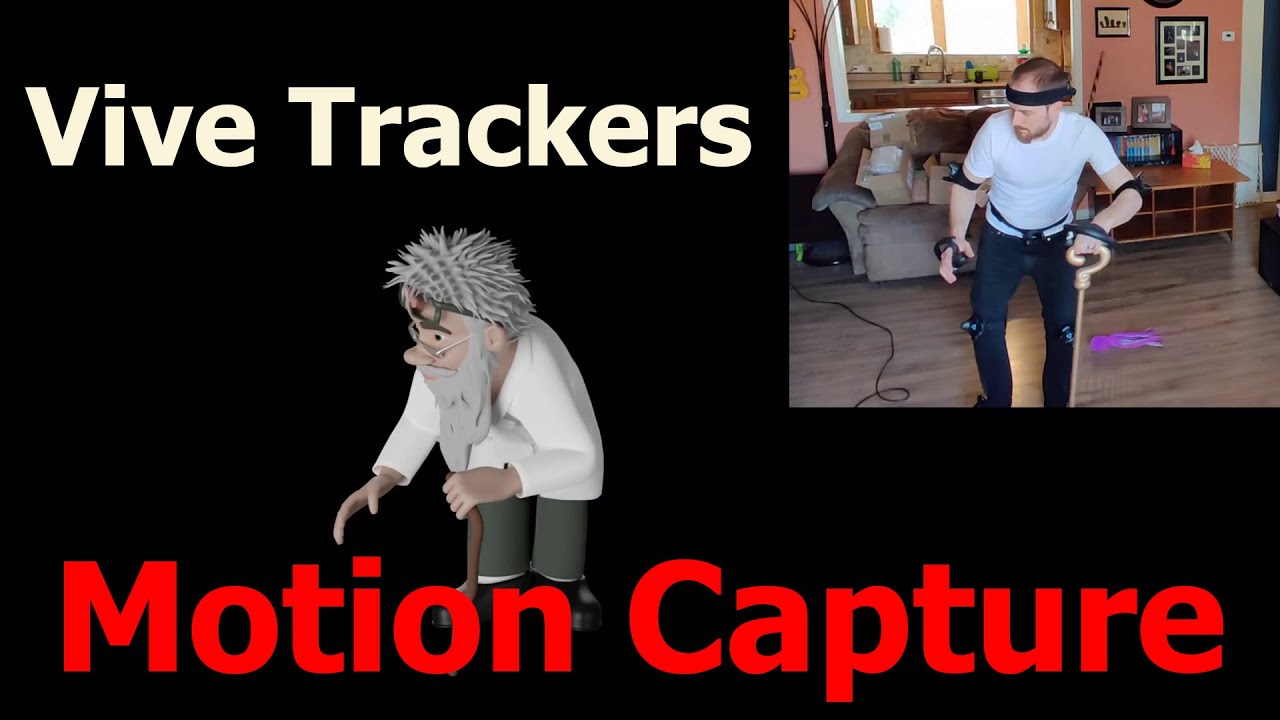 Motion Capture Test - Animation Prep Studio - Blender - Vive trackers ...