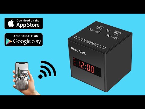 Spionage Kamera Wecker Wlan (Wifi) - mit Bewegungsmelder