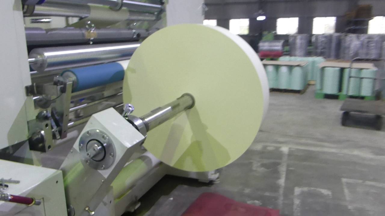 2 arm paper slitter machine (EZLINK-TECH) - YouTube