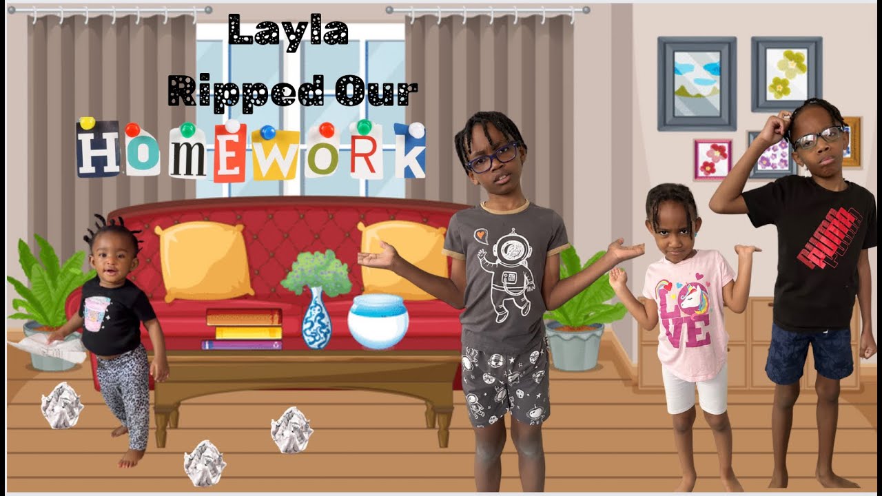 Layla Ripped Our Homework #hamlerfamily #locdinwiththehamlers # ...