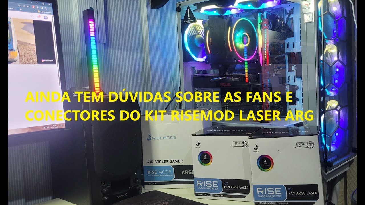 Kit Fans ARGB Risemode Laser. Ainda tem dúvidas? Fans compativeis e ...