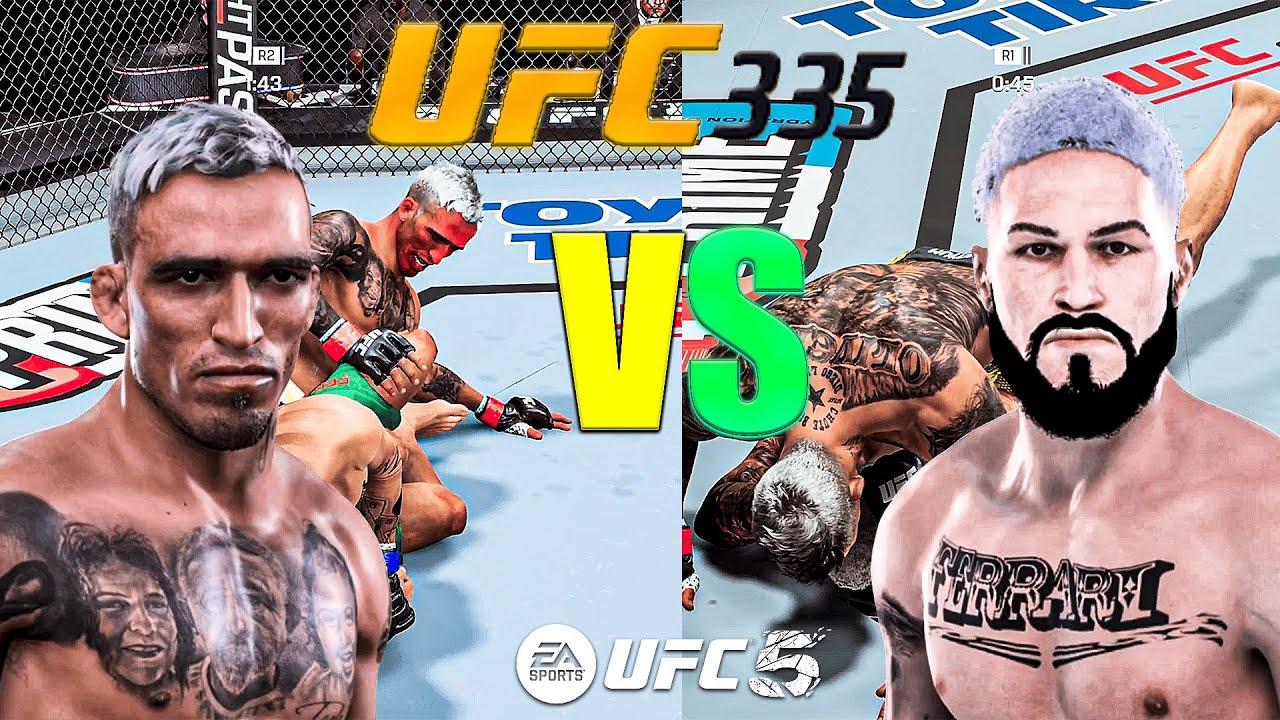 CHARLES DO BRONX X THOMAS FERRARI - MODO CARREIRA UFC 5 - YouTube