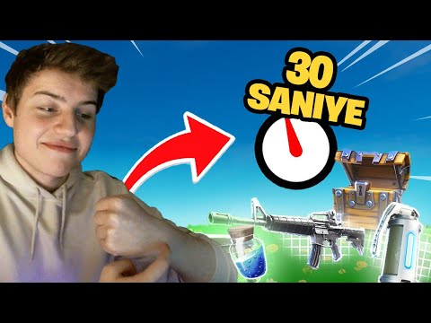 *30 SANİYE* Loot Challenge !! (Türkçe Fortnite)