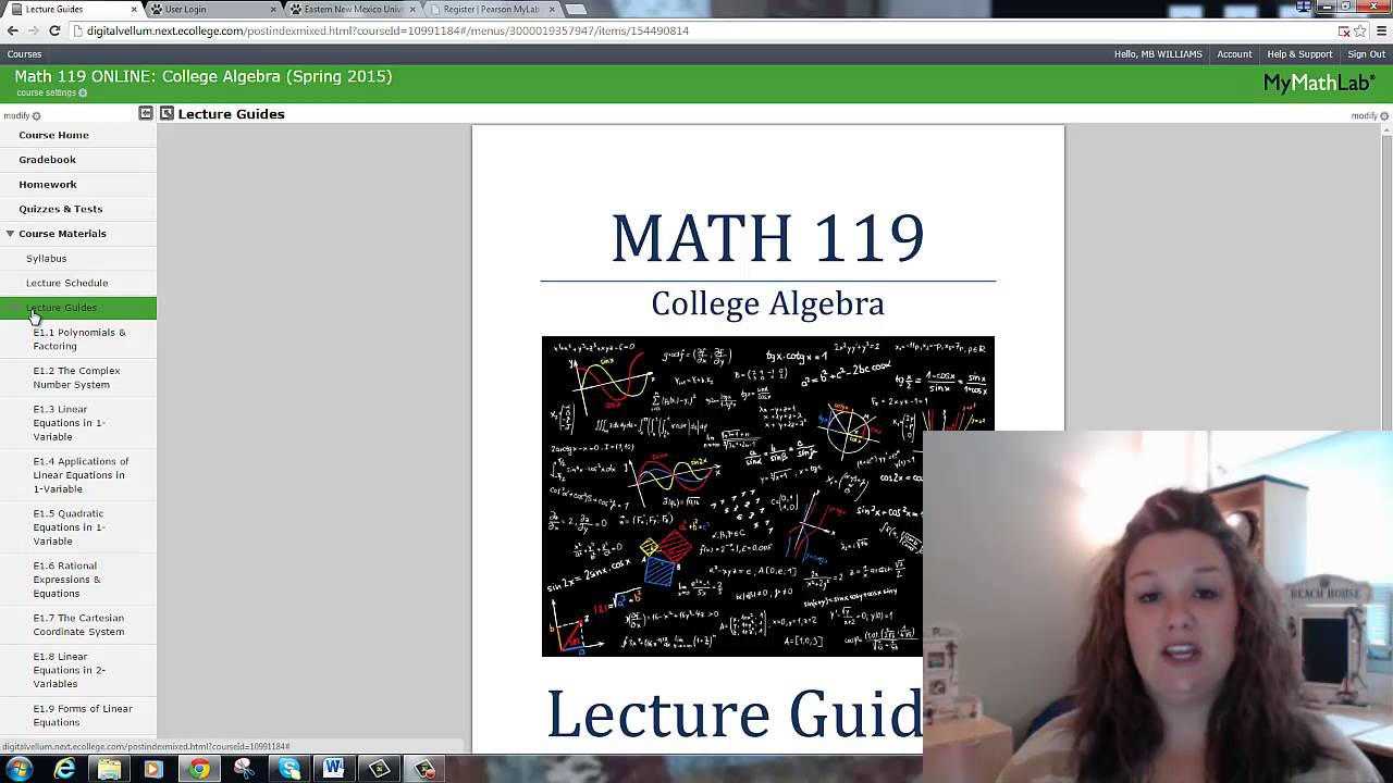 Introduction Video (Math 119 Online) - YouTube