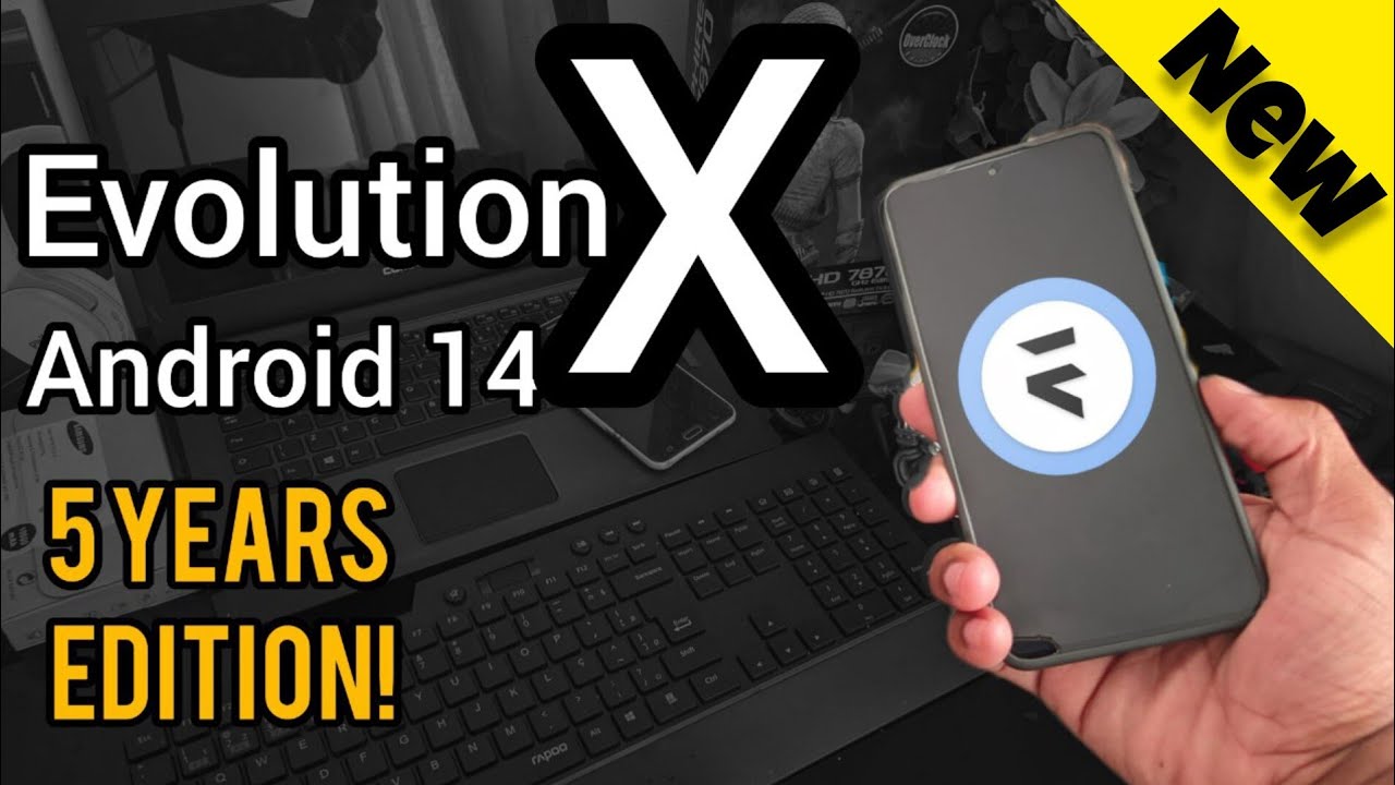 New Evolution X com Android 14 / 5 years edition! Que ROM maravilhosa ...