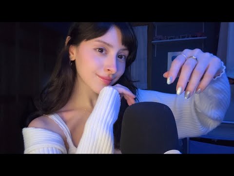 you need sleep, here's some ASMR ⋆˚꩜｡⋆ mic brushing, whispers, etc