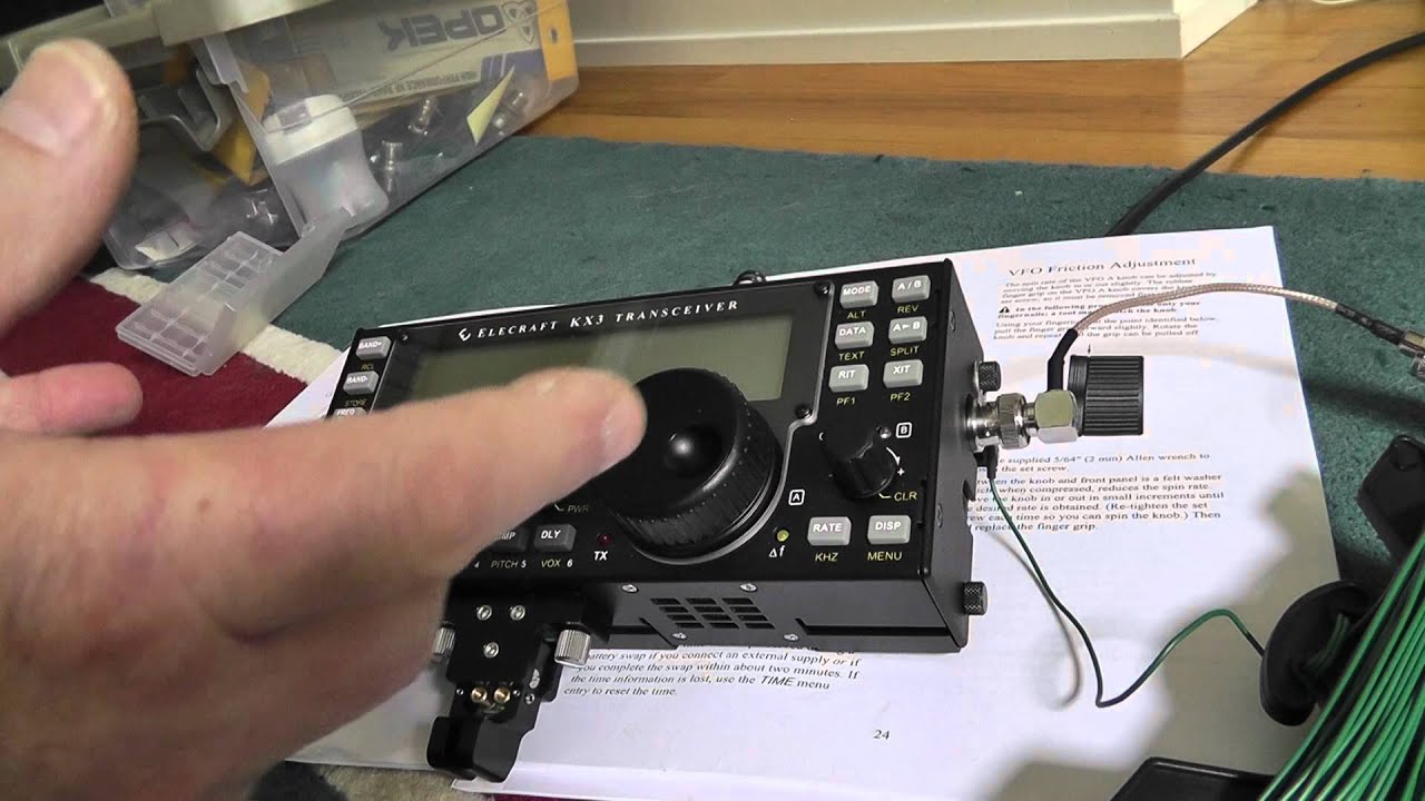 Be Careful when opening the Elecraft KX3 to install Batteries - YouTube