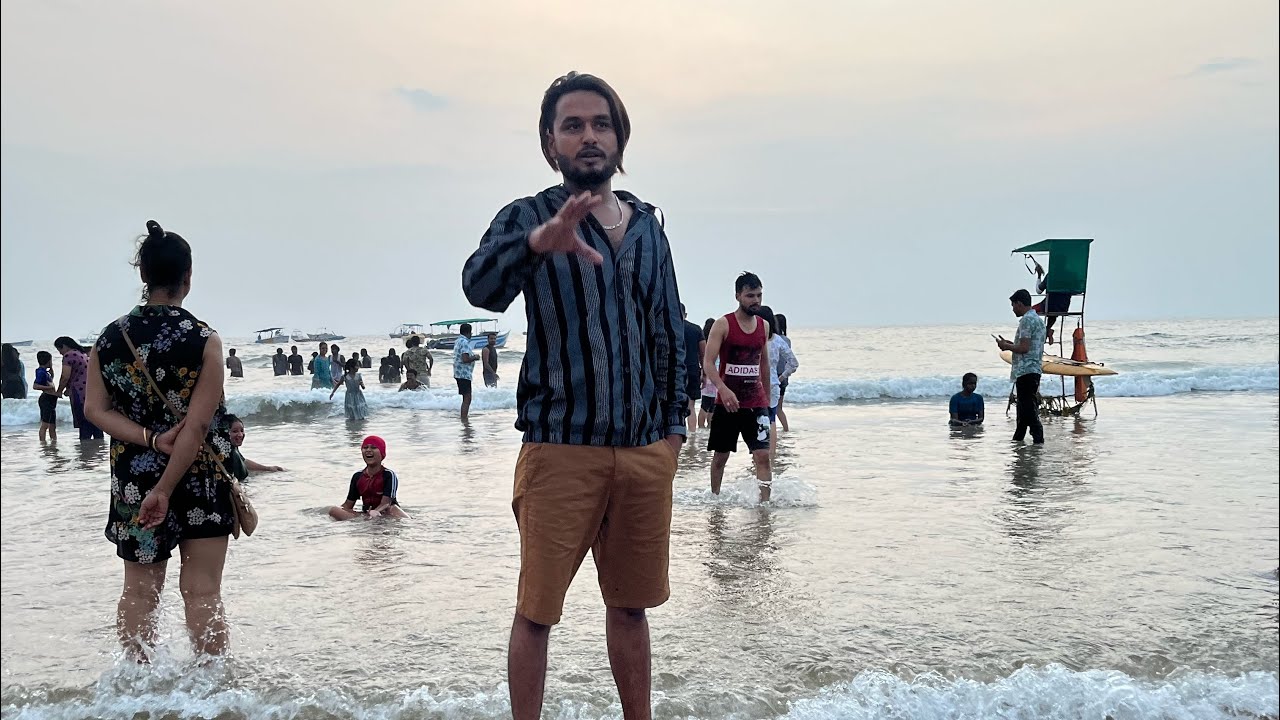 goa trip Vlog 😍| 1st Day In Goa | Goa Beach Tour | Goa Kaise Jaye Full ...