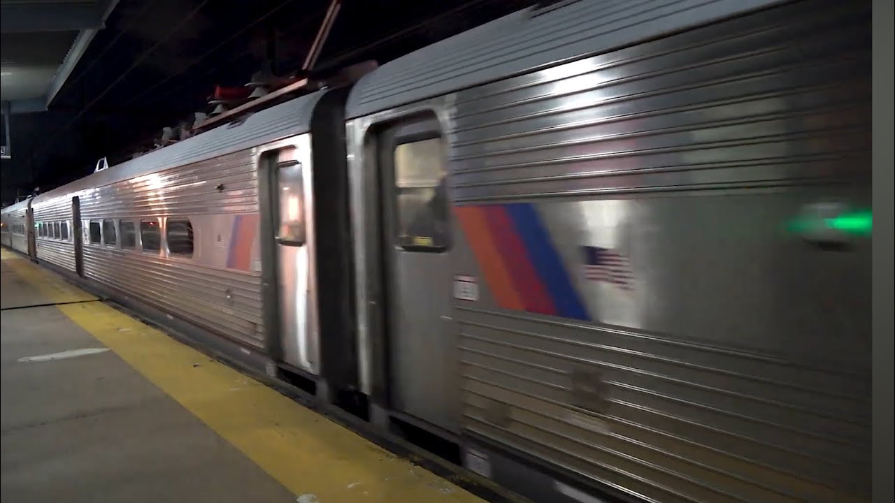 Full HD 60FPS: NJ Transit Arrow IIIs on Northeast Corridor Train 3735 ...