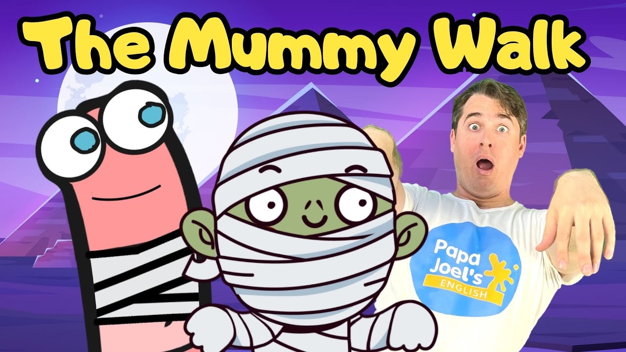 The Mummy Walk | Spooky Songs By Papa Joel's English - YouTube