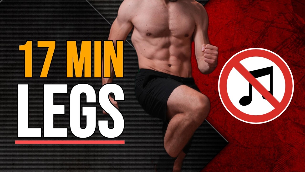 17 Minute *NO MUSIC* INTERMEDIATE LEG Workout for EVERY MORNING - YouTube