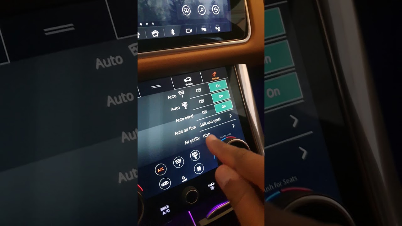 Secret Menu Settings In A Range Rover #shorts - YouTube