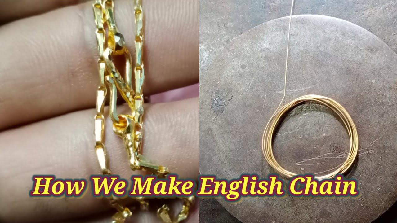 How We Make Golden Chain. 6.5grm.@amazing jewellery works.Gobi Chain ...