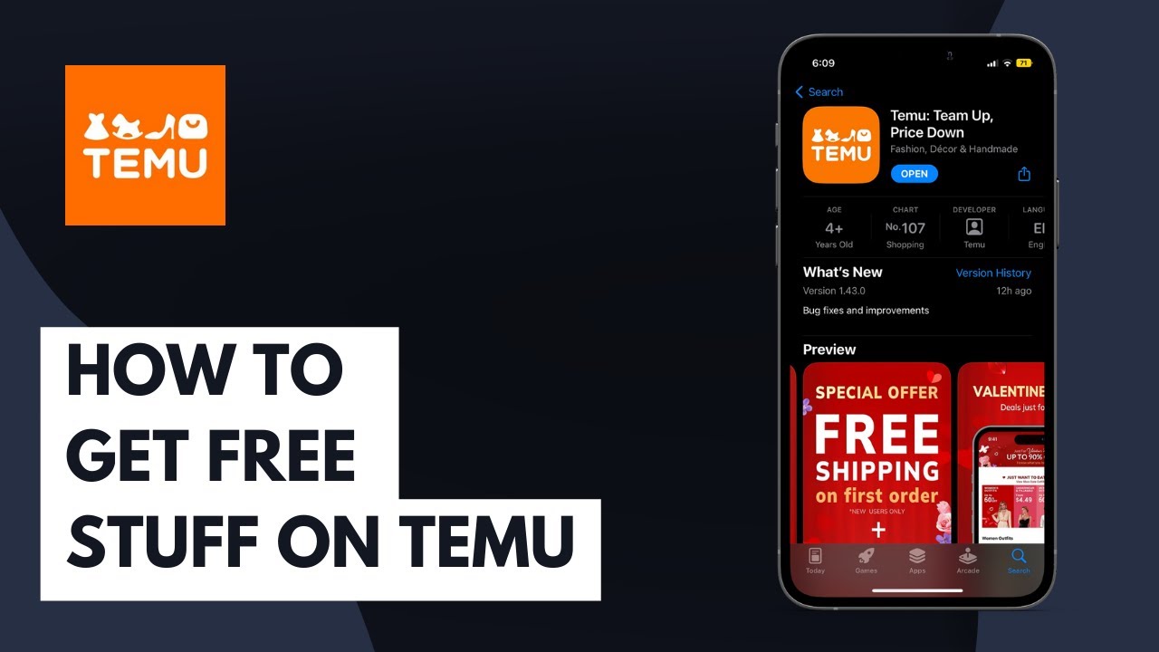 How to Get Free Stuff on Temu 2023 - YouTube