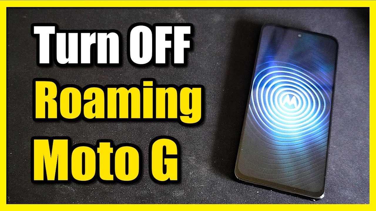 How to TURN OFF Data Roaming on your Moto G Stylus Phone (Android 13 ...