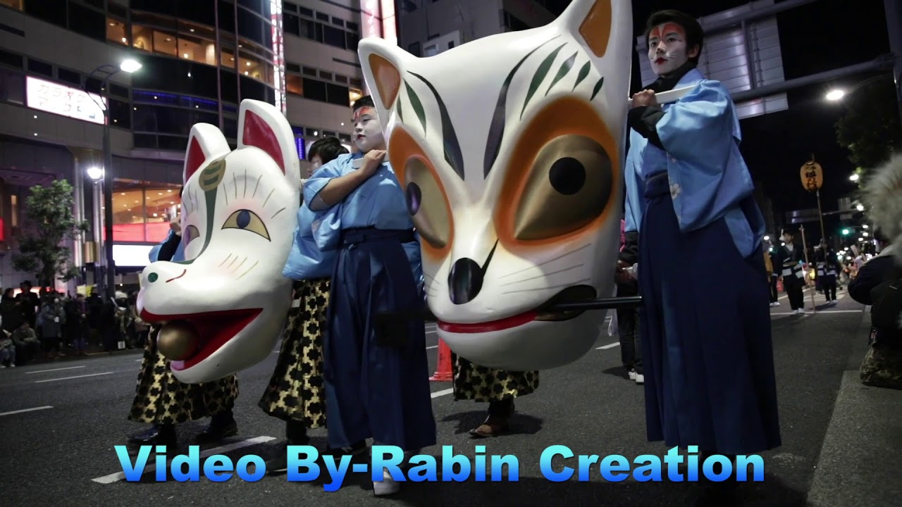 Fox parade oji, New year event , in Tokyo Japan Oji - YouTube