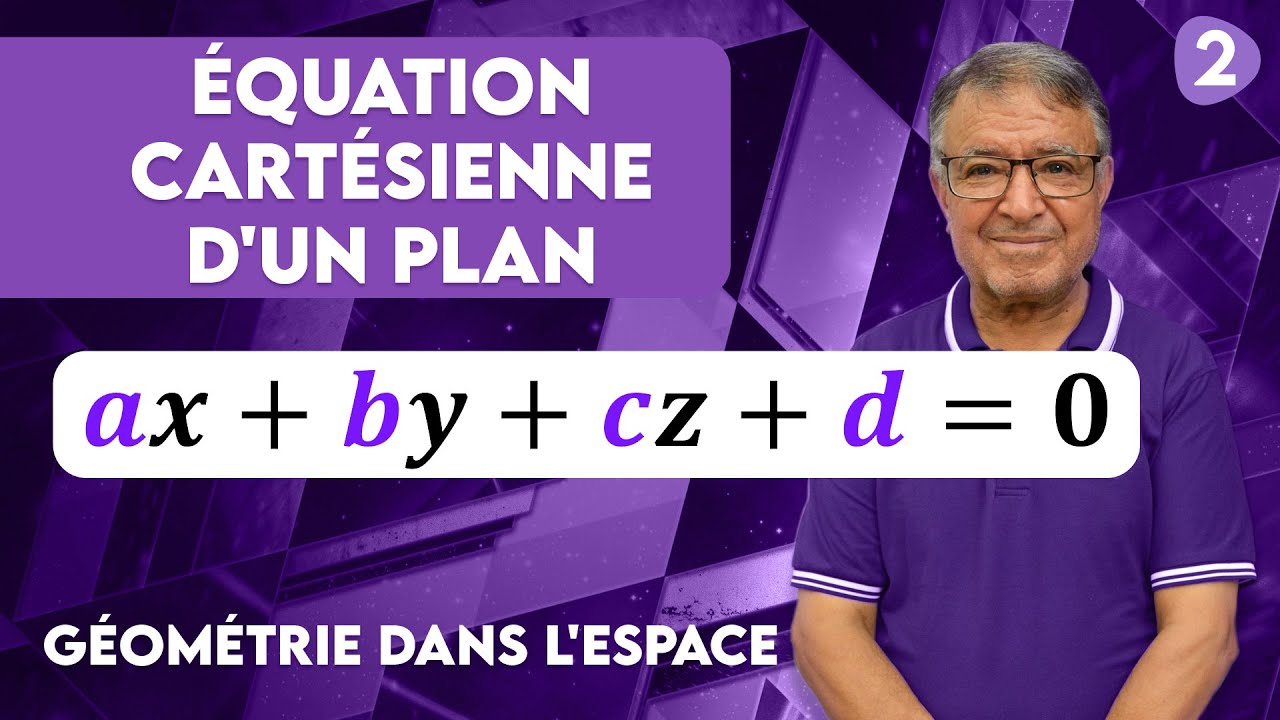 Équation cartésienne d'un plan – Géométrie dans l’espace | Terminale ...