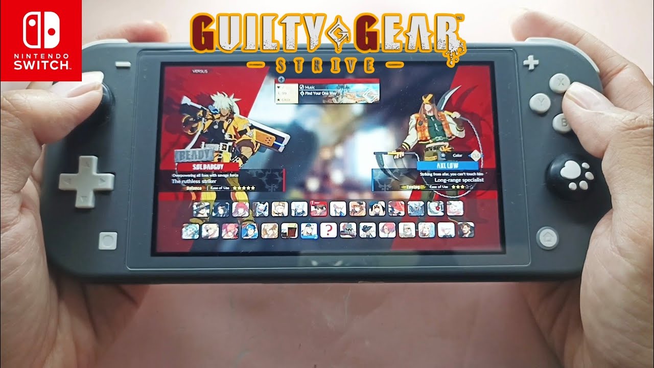 Guilty Gear Strive Gameplay Nintendo Switch Lite - YouTube